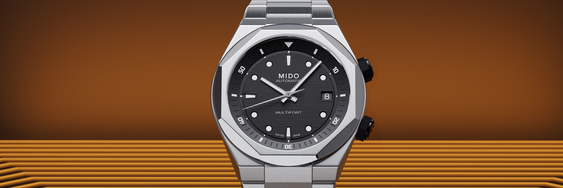 Mido Multifort 8 Two Crowns – Time+Tide Watches AU