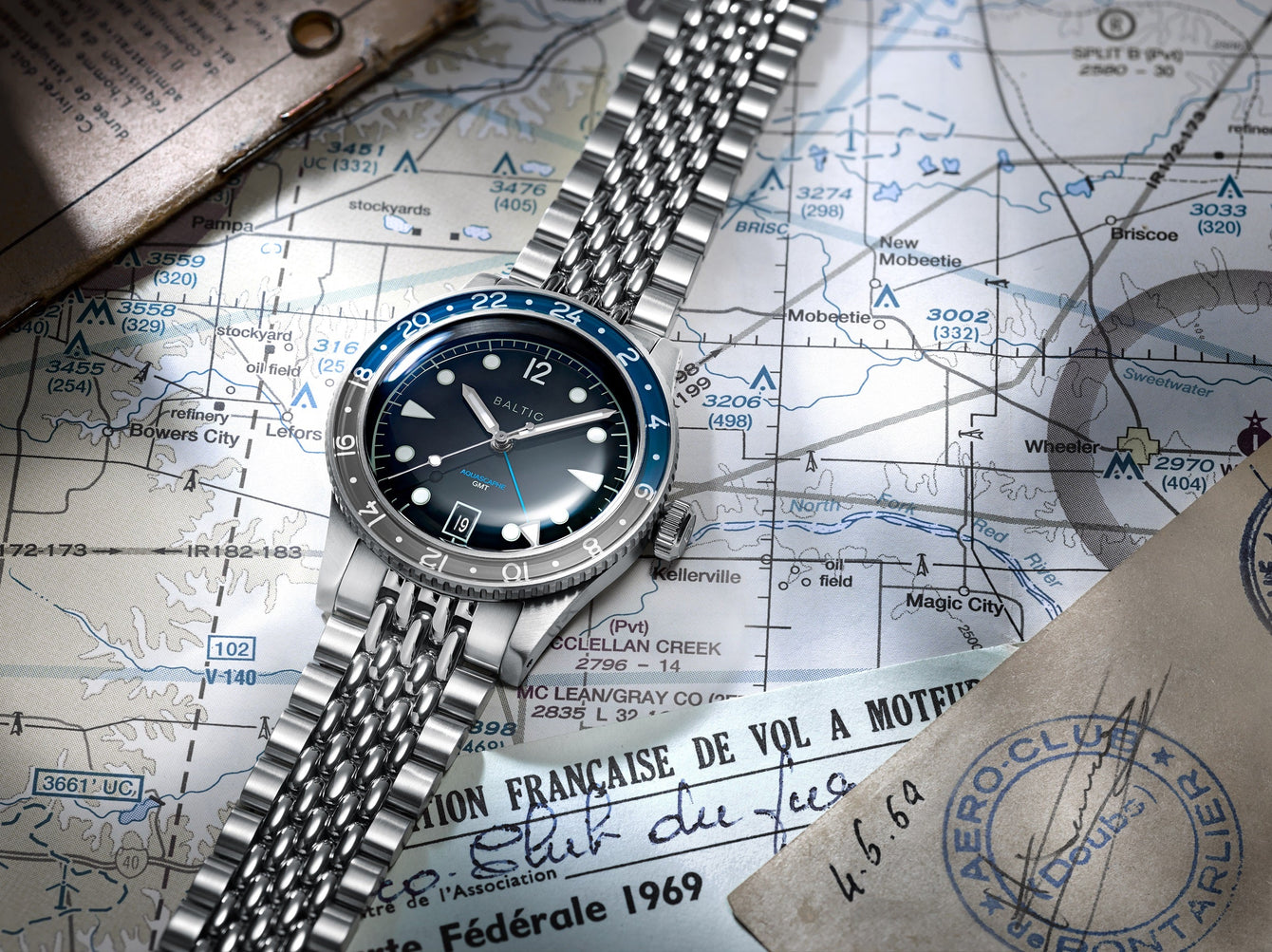Baltic Aquascaphe GMT – Time+Tide Watches US
