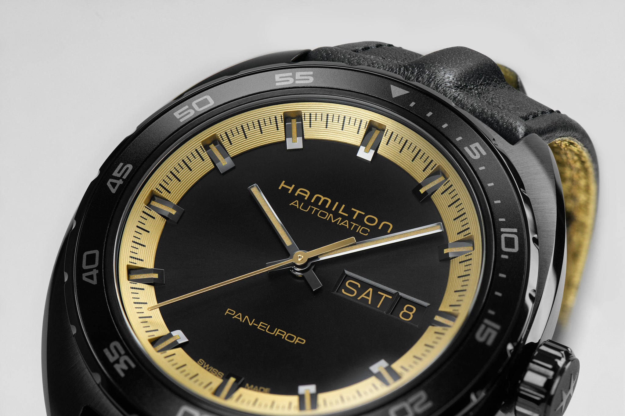 Hamilton American Classic Pan Europ Day Date Auto